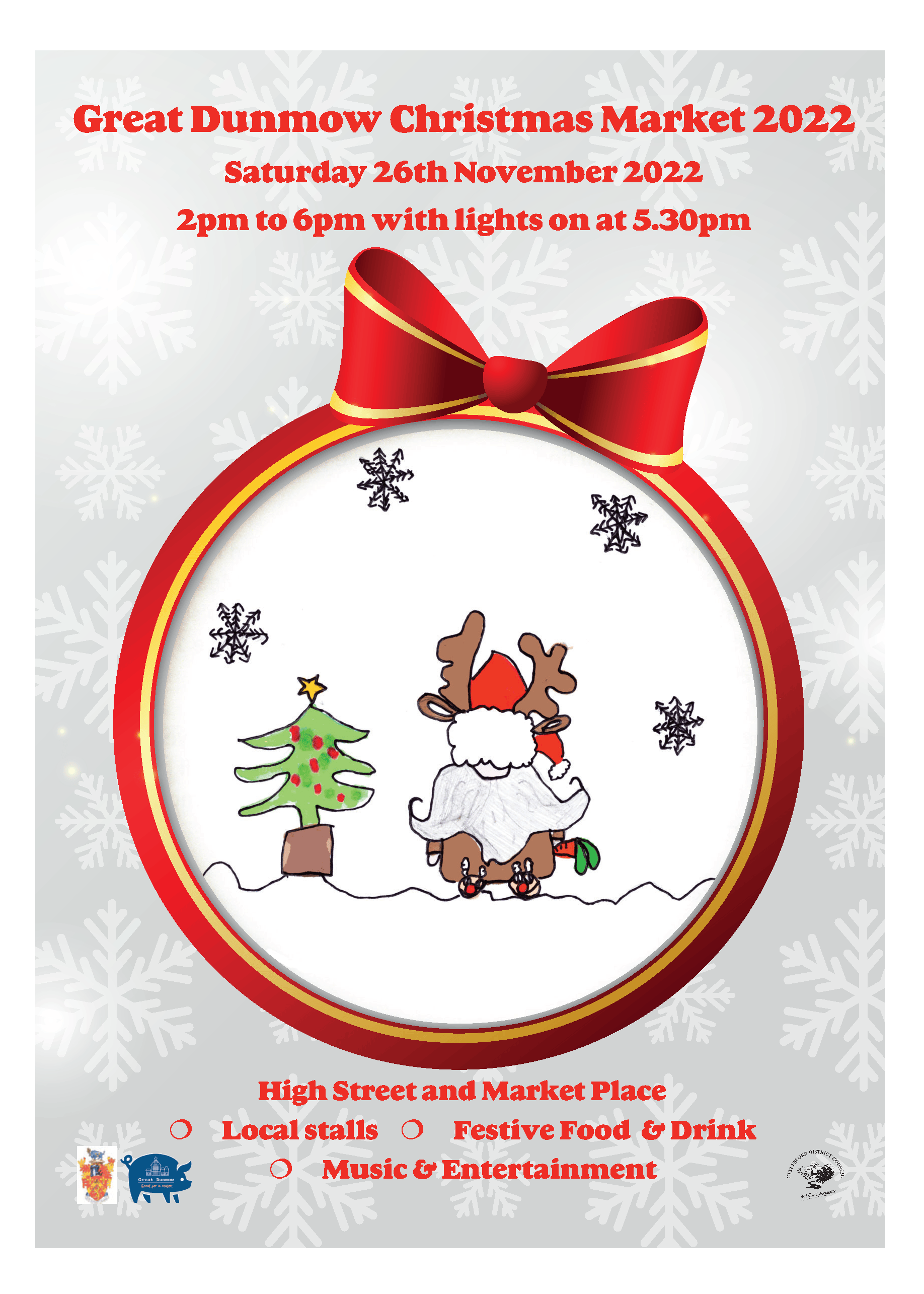 Great Dunmow Christmas Market and Light Switch-on - Discover Uttlesford