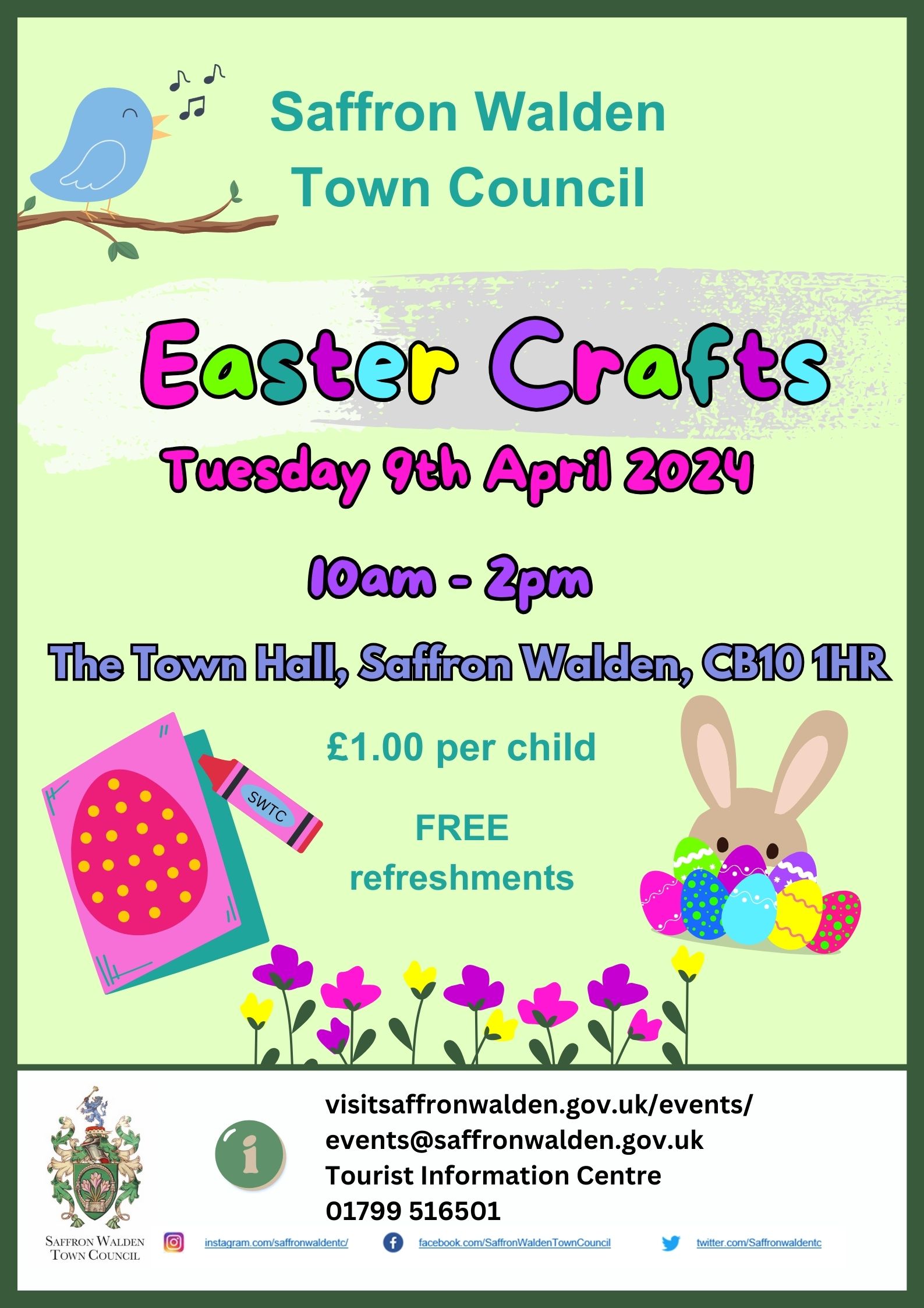 Easter Crafts - Saffron Walden Town Hall - Discover Uttlesford